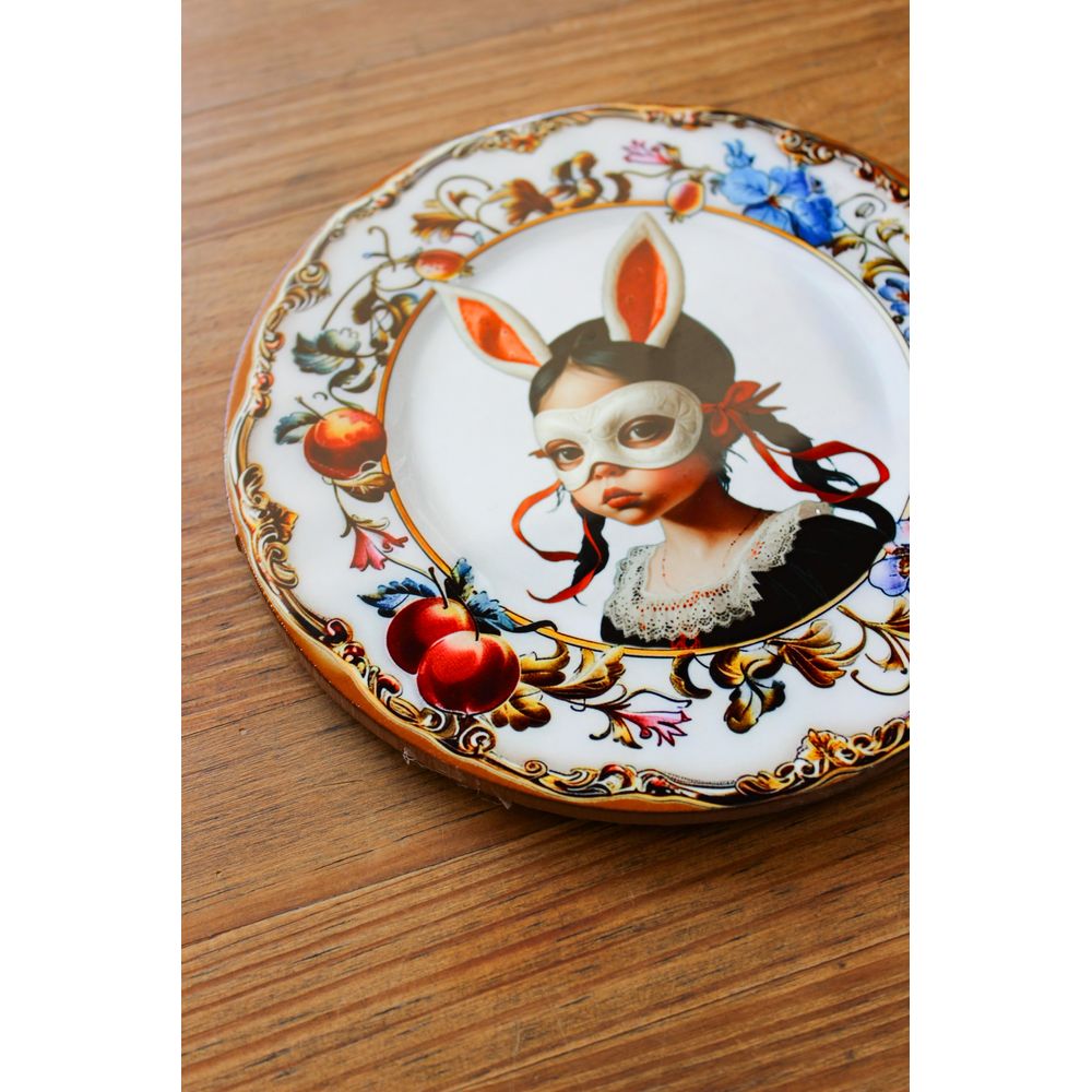 Azulejo Redondo Bunny Girl Greghi Design - mimogaleria