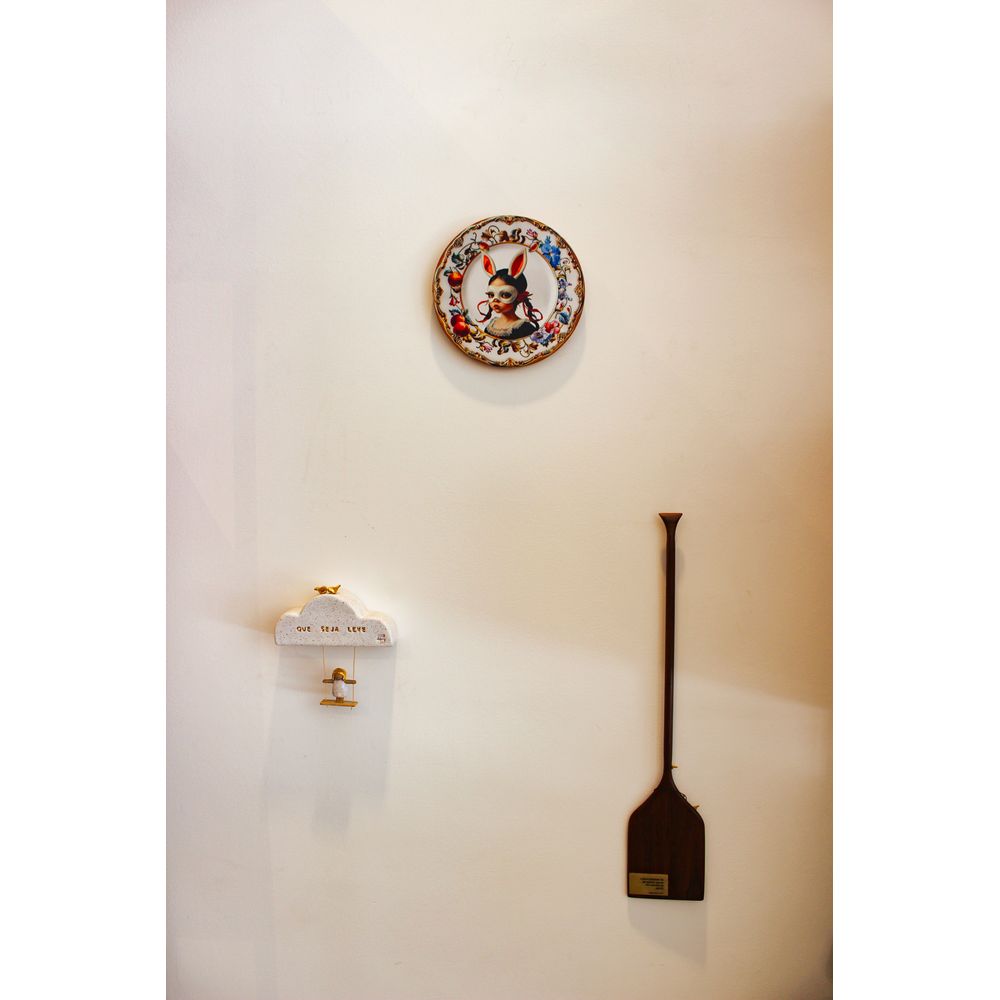 Azulejo Redondo Bunny Girl Greghi Design - mimogaleria