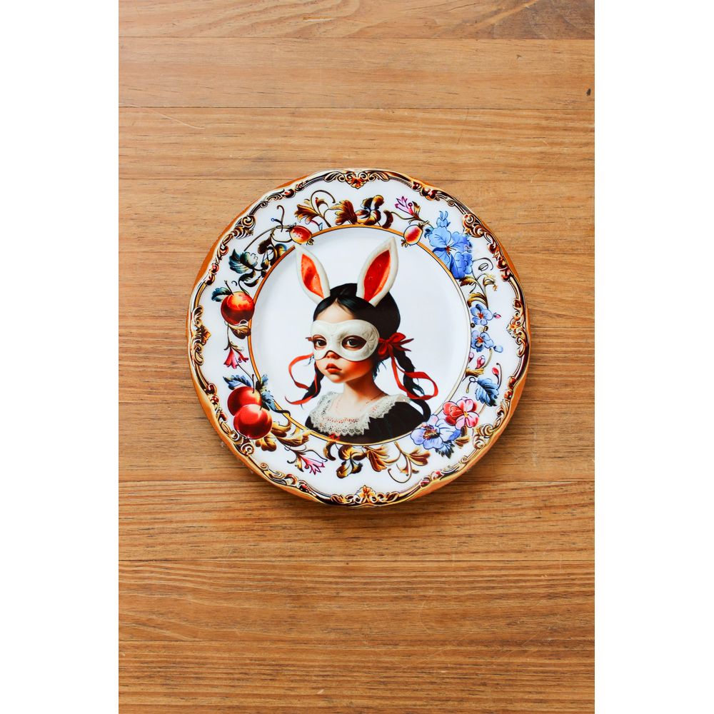 Azulejo Redondo Bunny Girl Greghi Design - mimogaleria