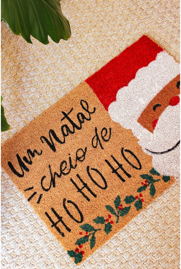 Capacho de Natal Ho Ho Ho - mimogaleria